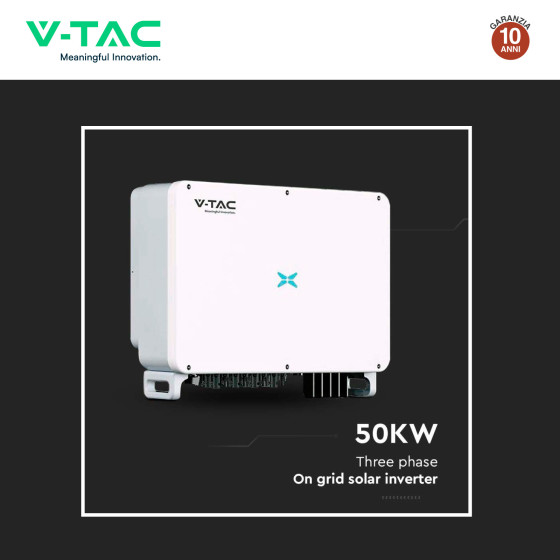 VT-6607150 Inverter 50kW Trifase Pannelli Fotovoltaici V-Tac