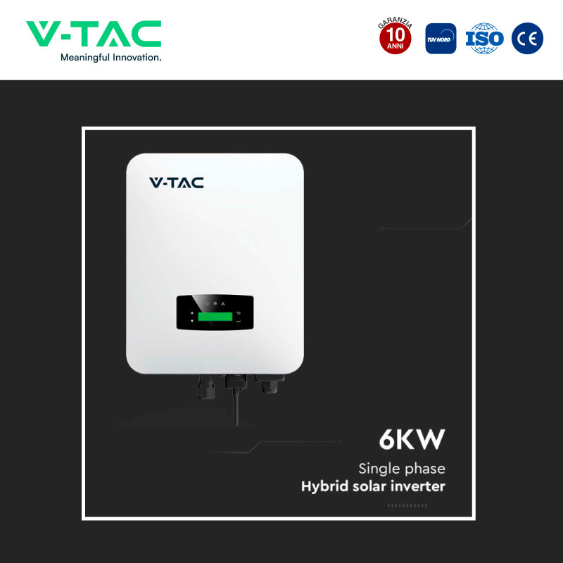 Set 15 Pannelli Solari Slim 410W + Inverter 6kW V-Tac