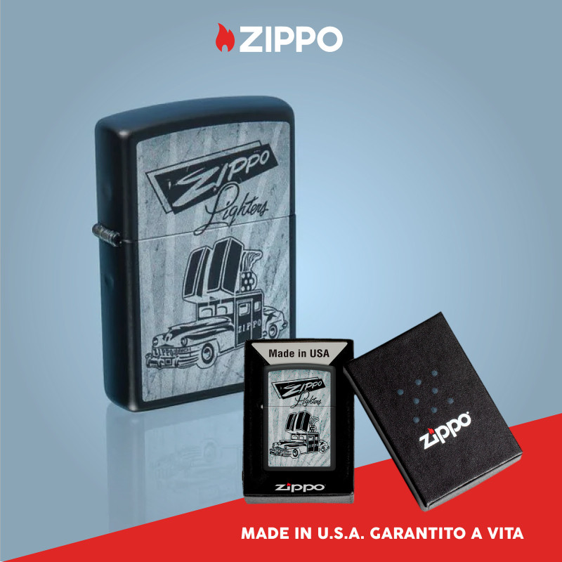 Accendino Zippo mod. 48572 Zippo Car Ad Design Ricaricabile